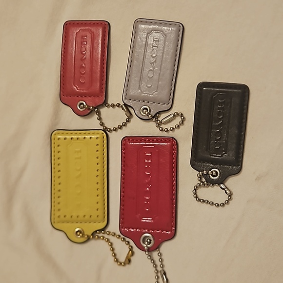 Coach | Bags | Coach Leather Replacement Hang Tags Charms Like New ...